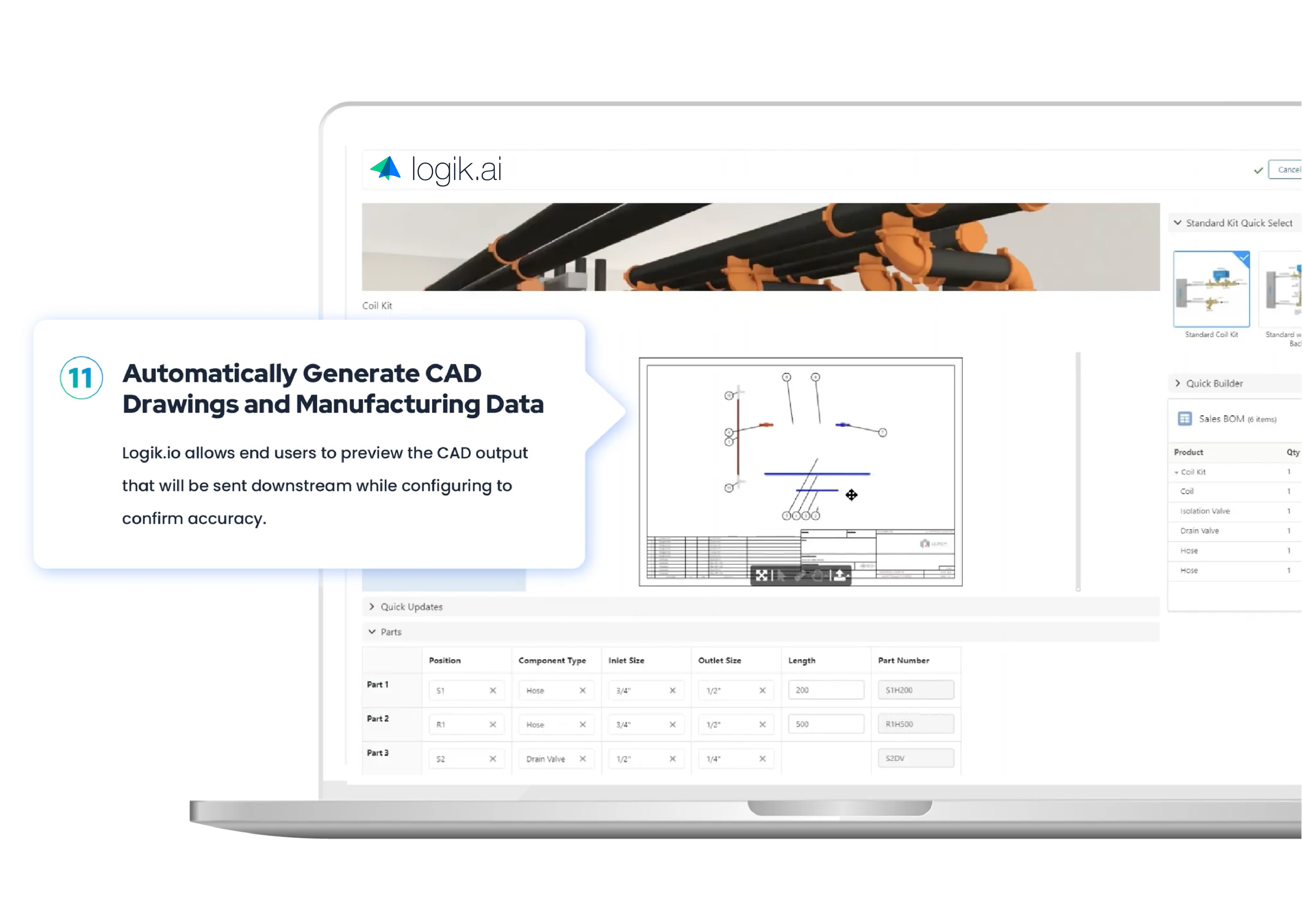 Manufacturing Configurator for Complex Products- Logik.ai
