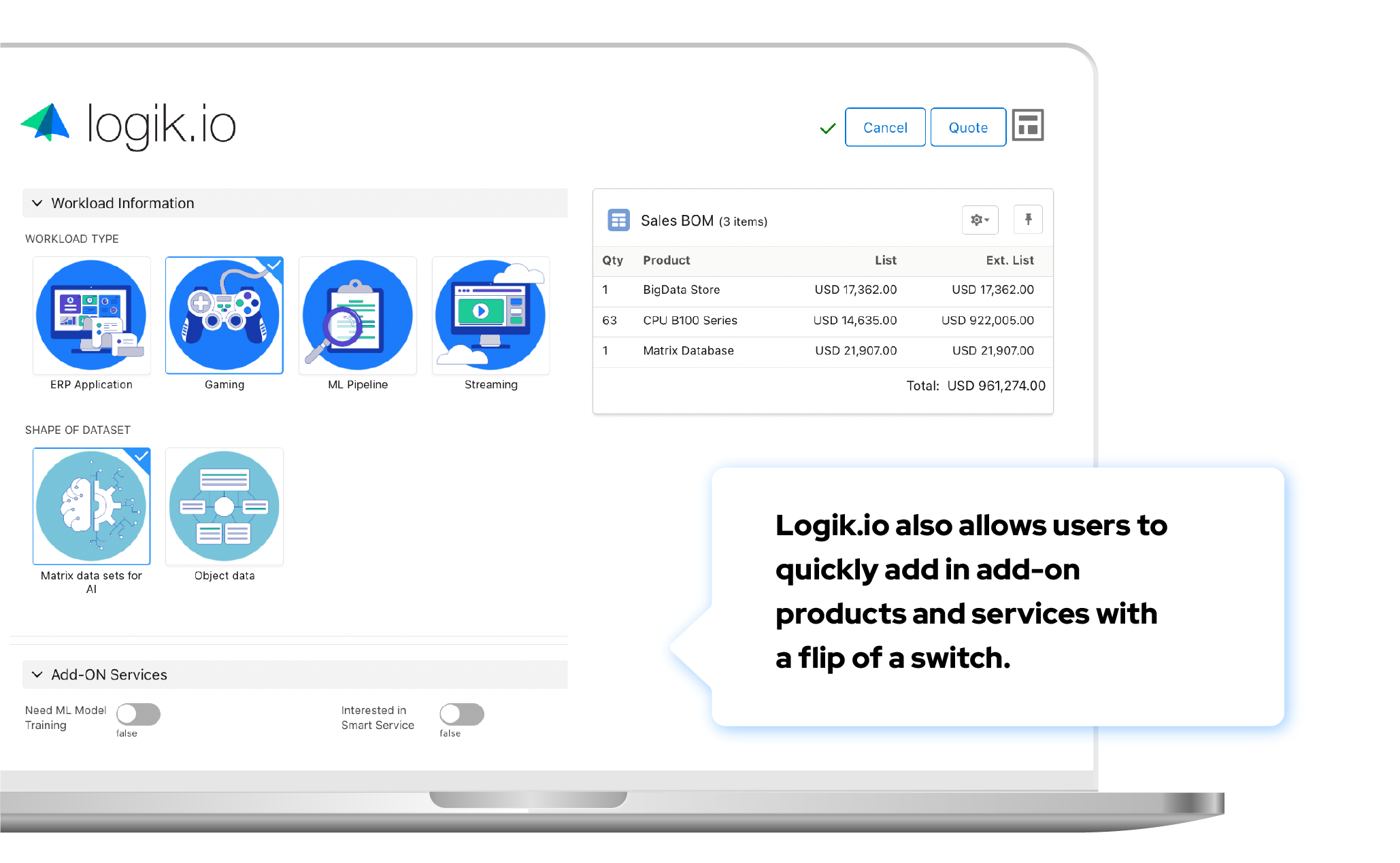 Logik.ai for High Tech