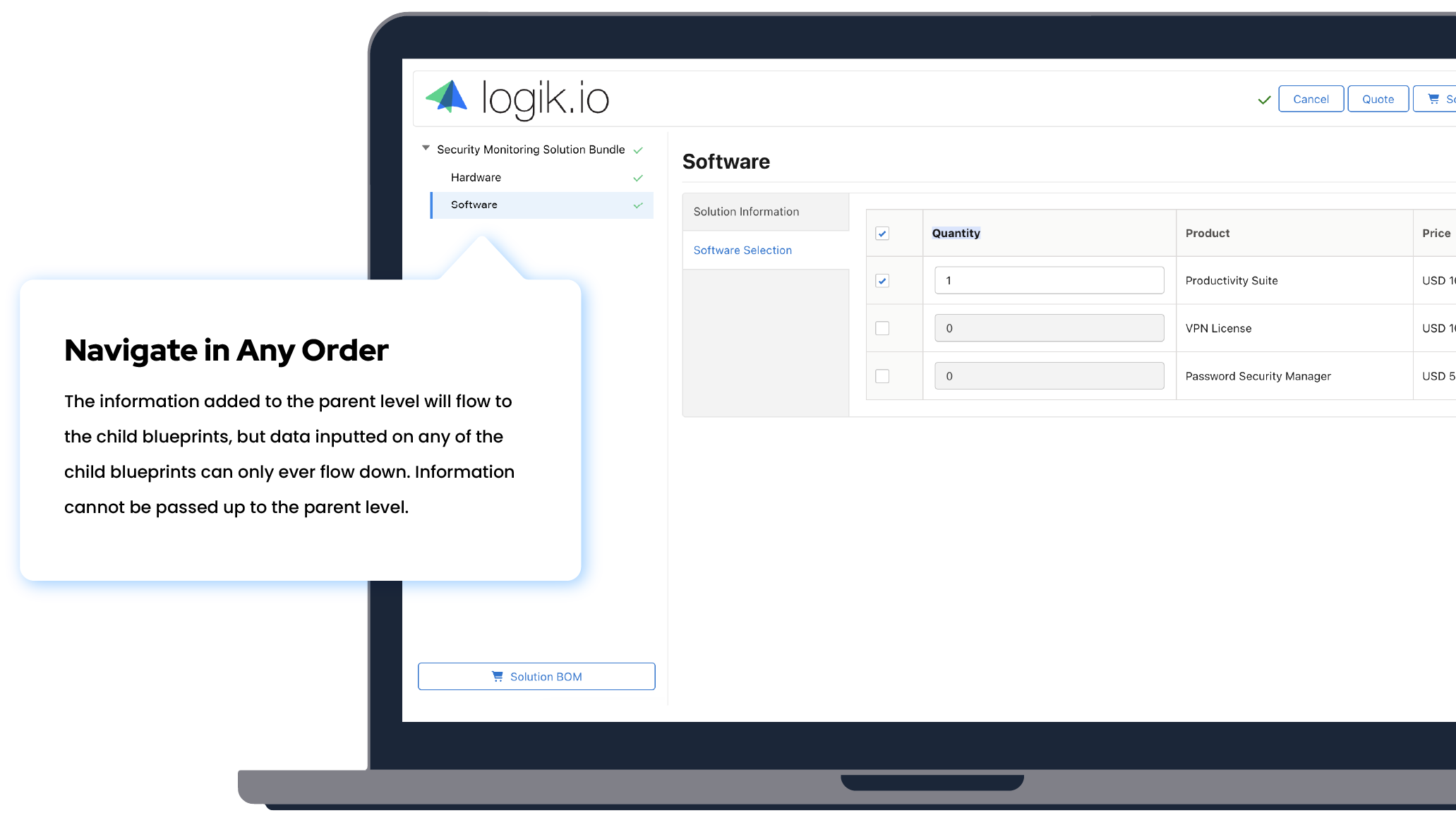 Logik.io Solution Configuration