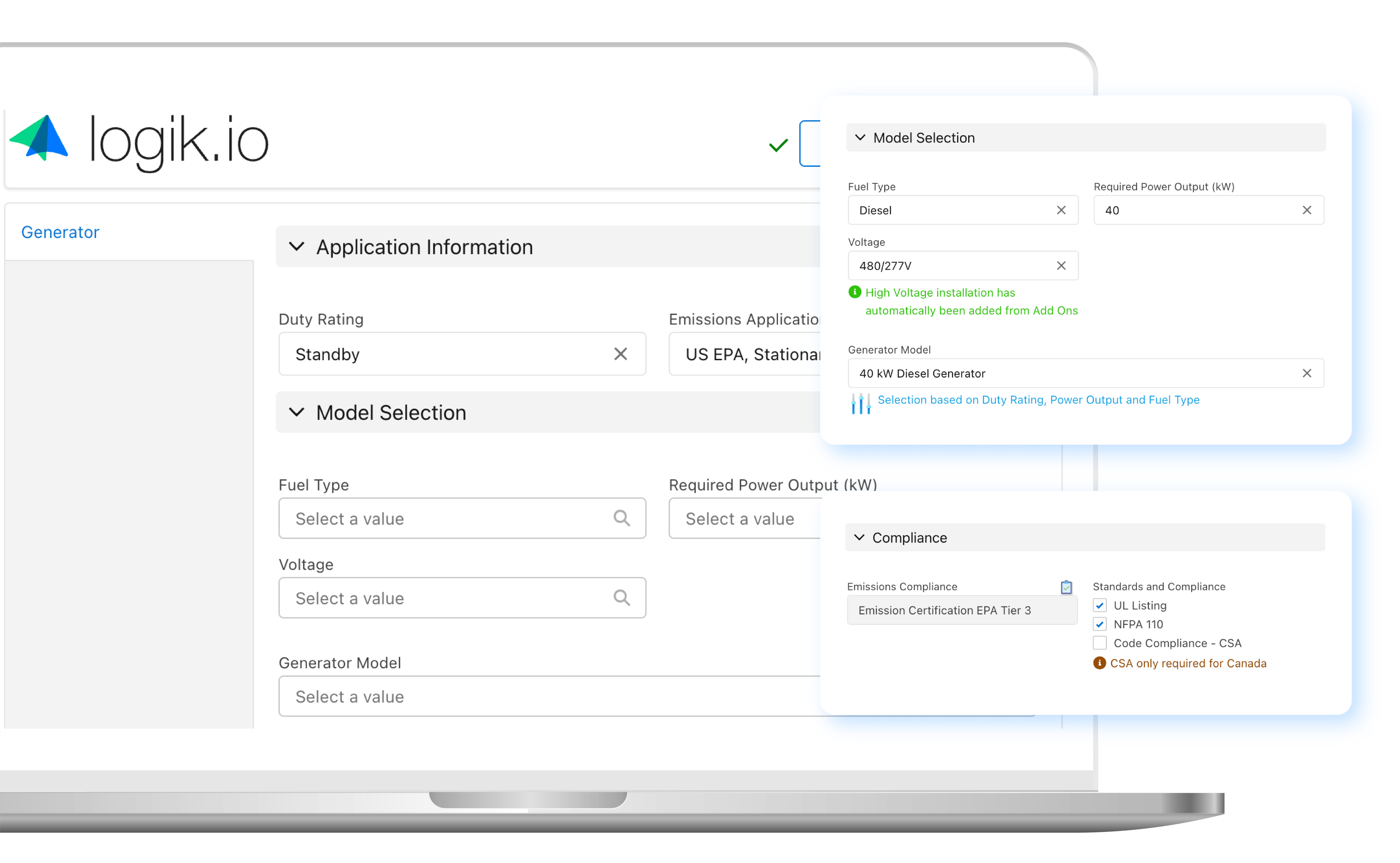Manufacturing Configurator for Complex Products- Logik.io