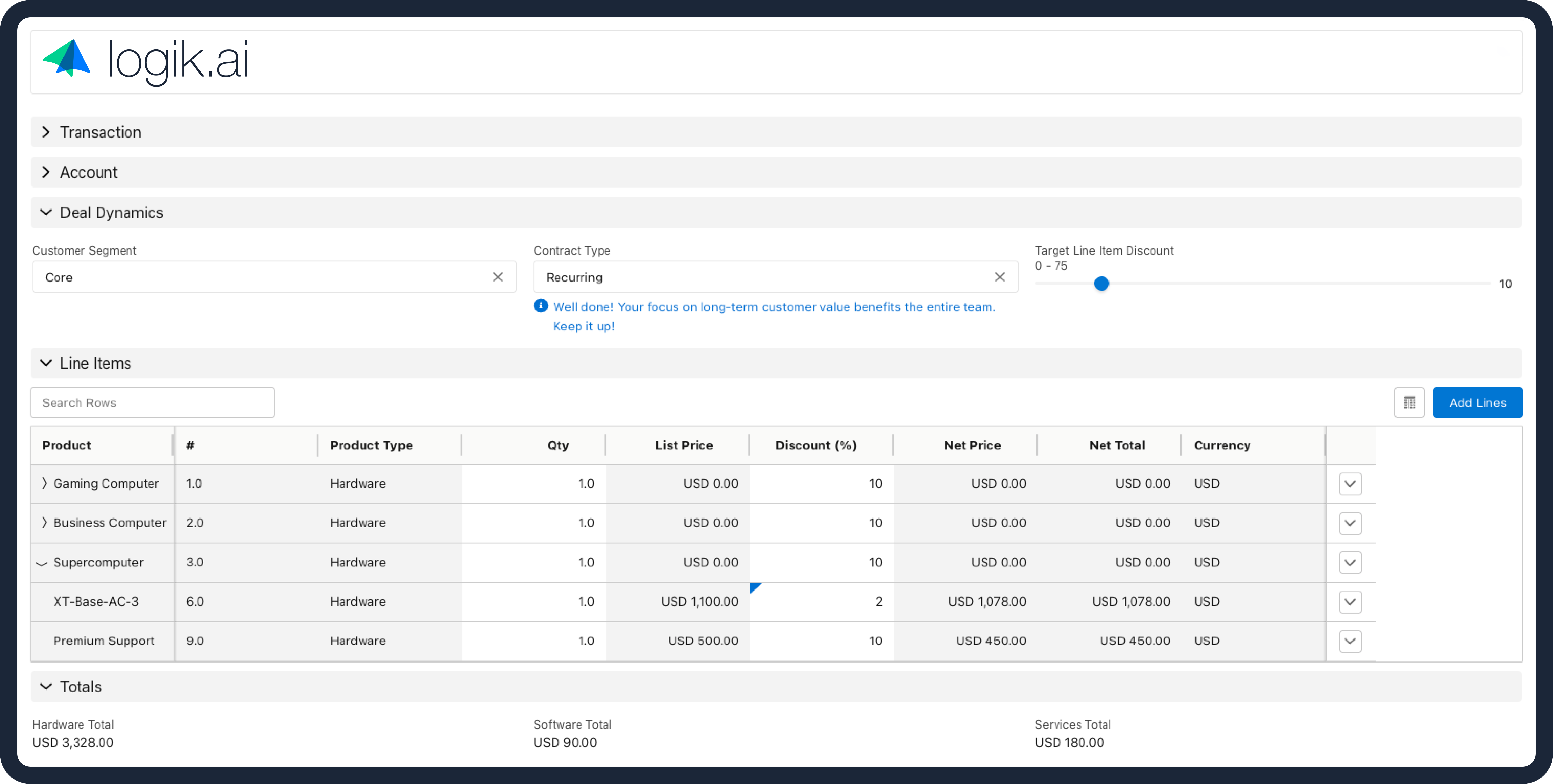 Optimized Pricing - Logik.ai from ServiceNow